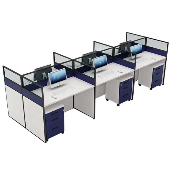 6 Seater Office Desk | Cubic Interior Design