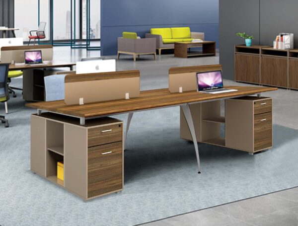 Modern Office Furniture Wooden Workstation Office Cubicle with Drawer ...