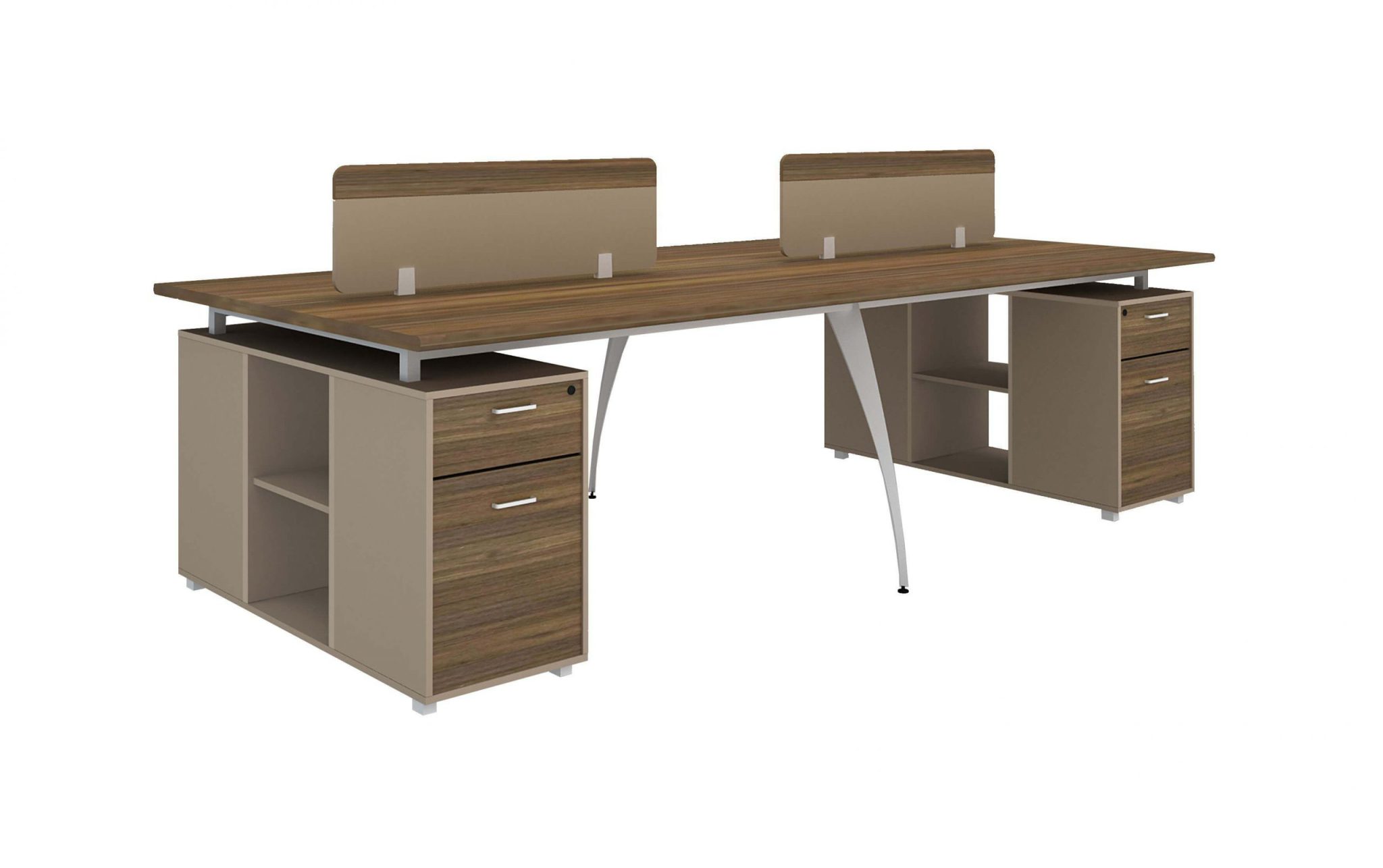 Modern Office Furniture Wooden Workstation Office Cubicle with Drawer ...