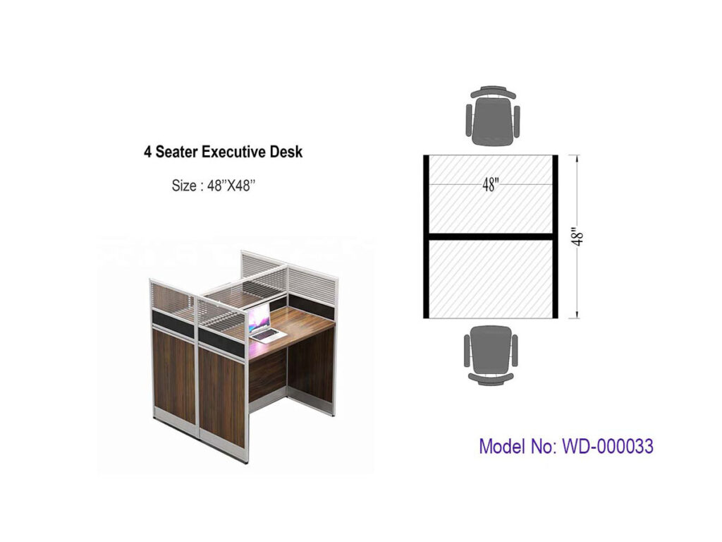 2 Seater Face 2 Face Desk for workstation