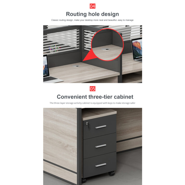 6 seater office workstation | Cubic Design